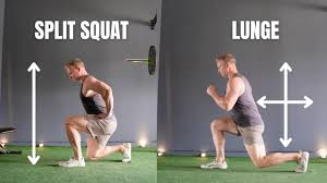 Split Squat Lunge Step Forward Lunge 4247